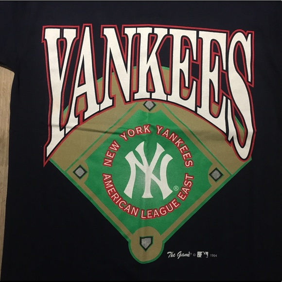 Vintage | Shirts | New York Yankees 994 Rare Vintage Huge Front Logo ...